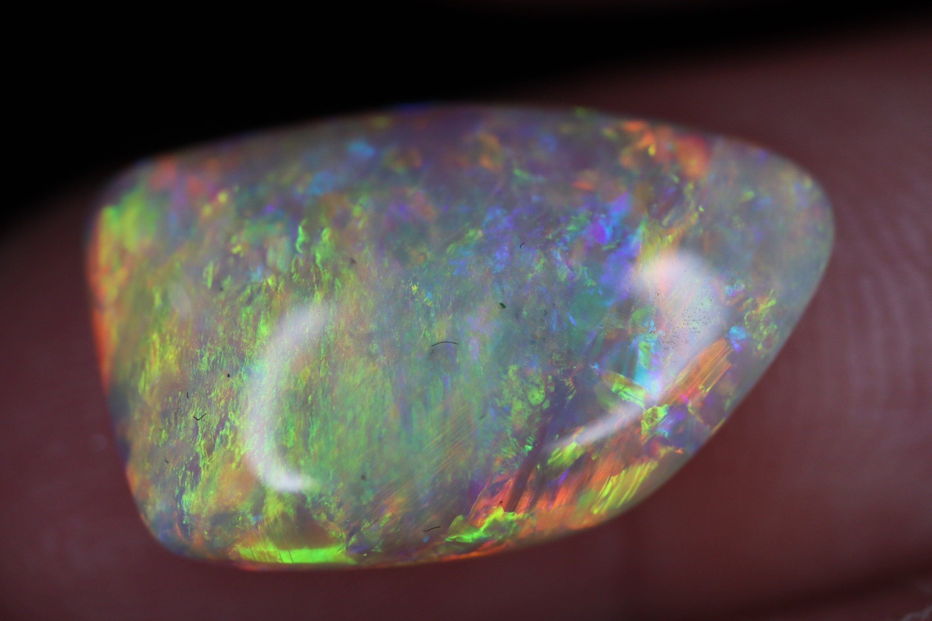 7.14 Carat Australian Lightning Ridge Crystal Opal See Video | Etsy