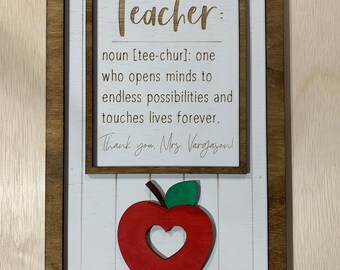 Computer Teacher sign Parking Instructor Book Gift - Etsy