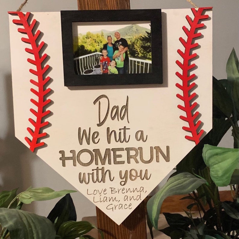Father’s Day, Personalized, Baseball Sign - Etsy