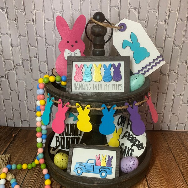 Easter Decor for Tiered Trays - Etsy