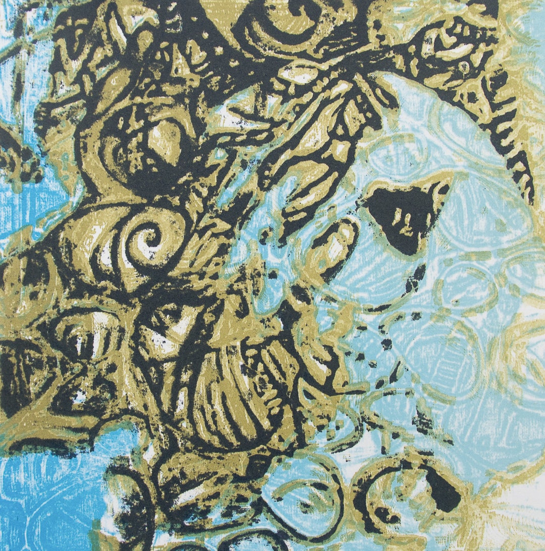 Print, Printing, Lithography in Three Colors - Etsy