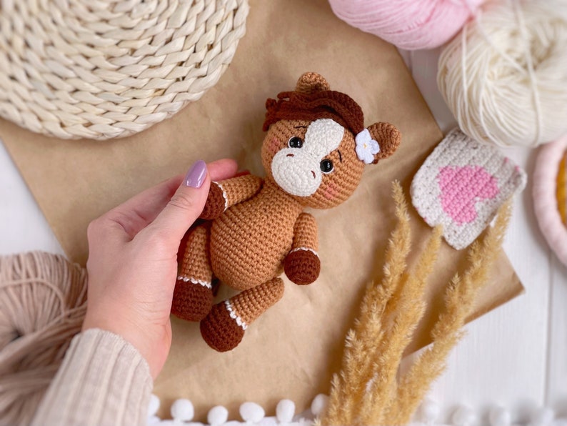 CROCHET PATTERN Horse Amigurumi Amigurumi Farm Animals Easy - Etsy