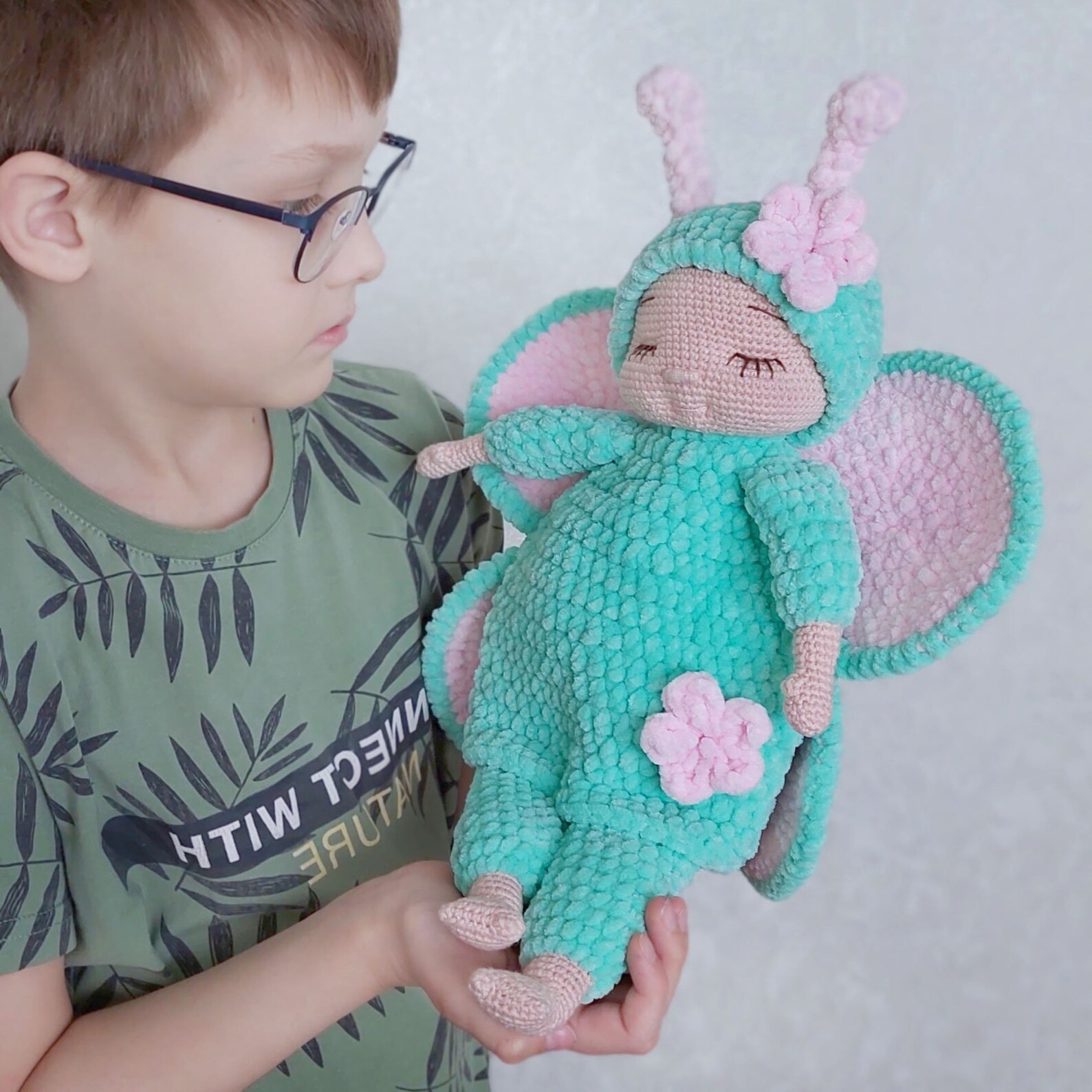 Crochet Comforter Butterfly Pattern PDF, Comforter Toy Amigurumi ...