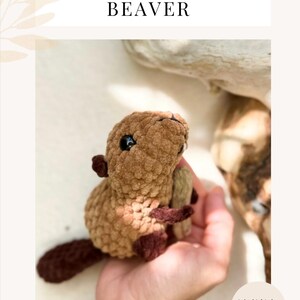 Crochet Pattern Beaver / Amigurumi Stuff Toys Tutorial / Pattern ...