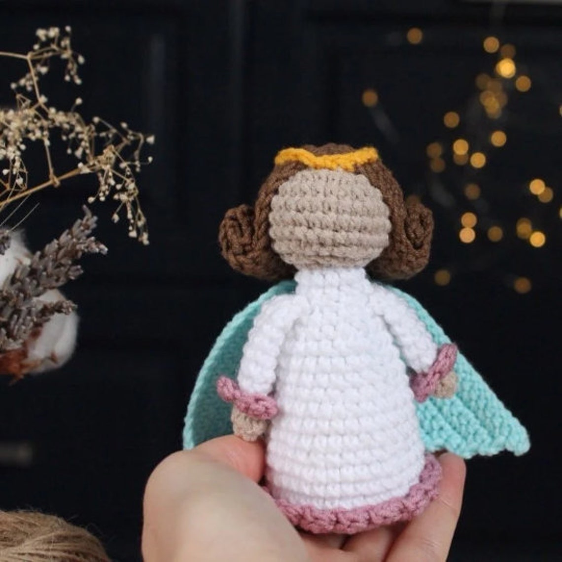 Crochet Doll Amigurumi Angel Christmas Angel Decor | Etsy