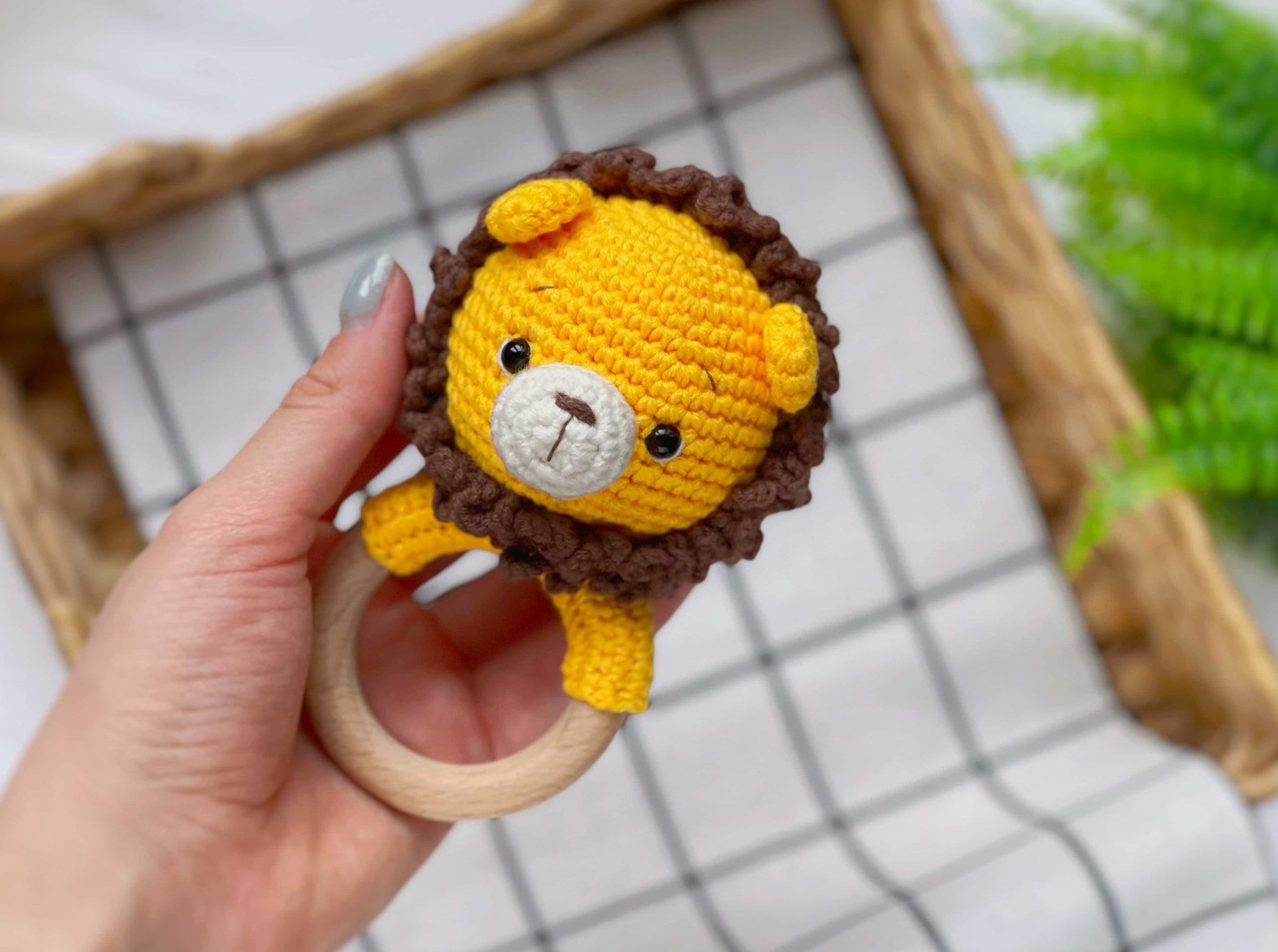 CROCHET PATTERN Lion Rattle PDF Lion Baby Rattle Crochet - Etsy