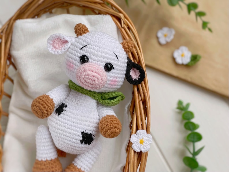 CROCHET PATTERN Amigurumi Cow Amigurumi Farm Animals Pattern - Etsy