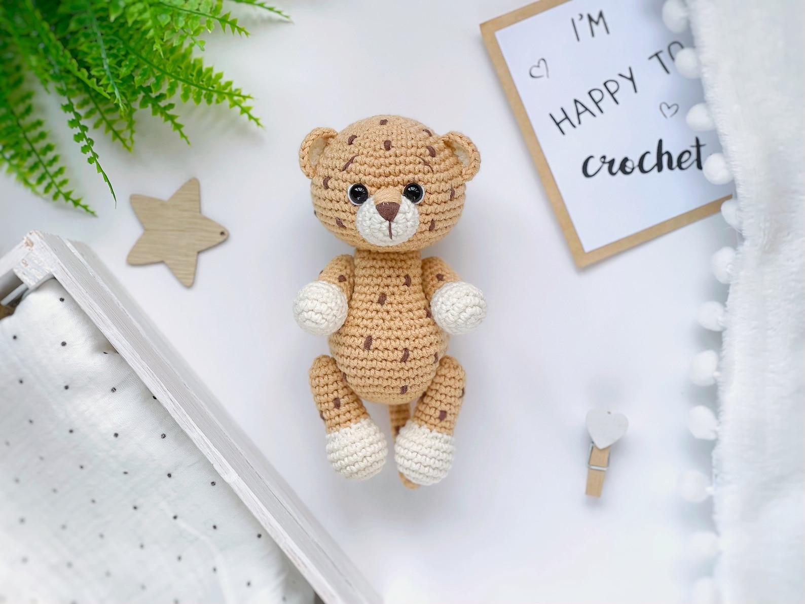Amigurumi Leopard PDF Crochet Pattern, Safari Amigurumi Animal Pattern ...