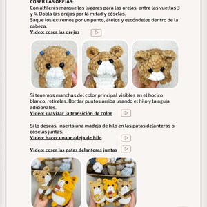 Crochet Pattern Hamster / Crochet Pattern Plush Toy Hamster / Amigurumi ...