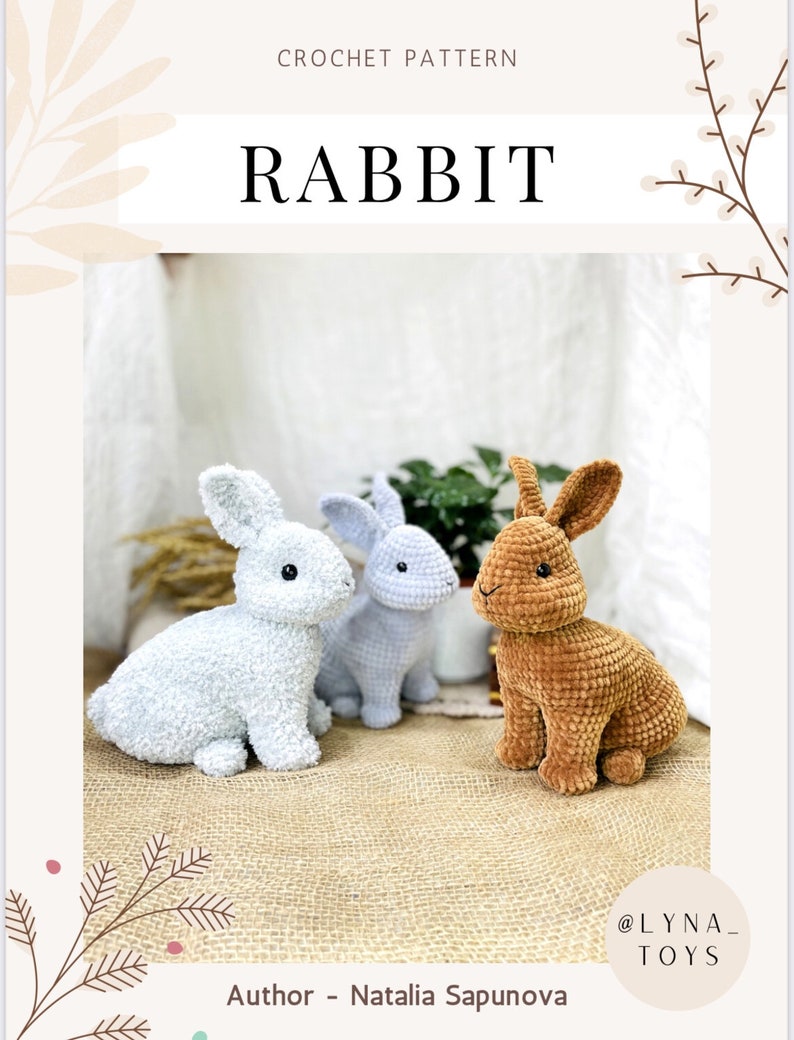 Crochet Pattern Rabbit English and Polish / Crochet PATTERN - Etsy