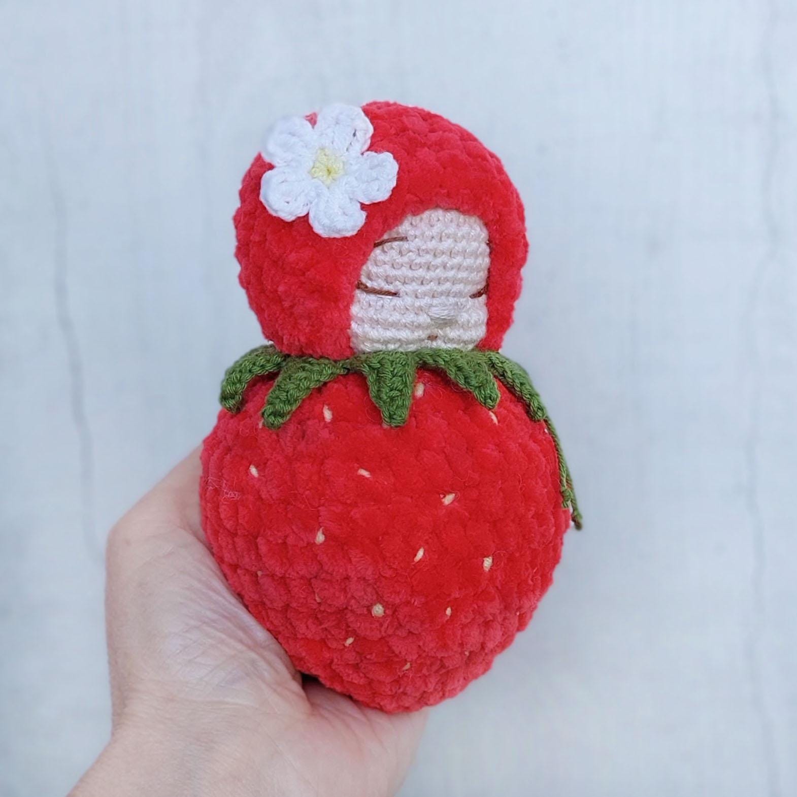 Crochet Berry Toy Pattern PDF, Raspberry Toy Amigurumi, Amigurumi Berry ...