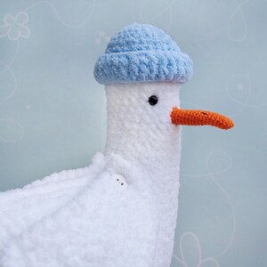 Crochet Seagull Toy Pattern PDF, Seagull Toy Amigurumi, Amigurumi ...