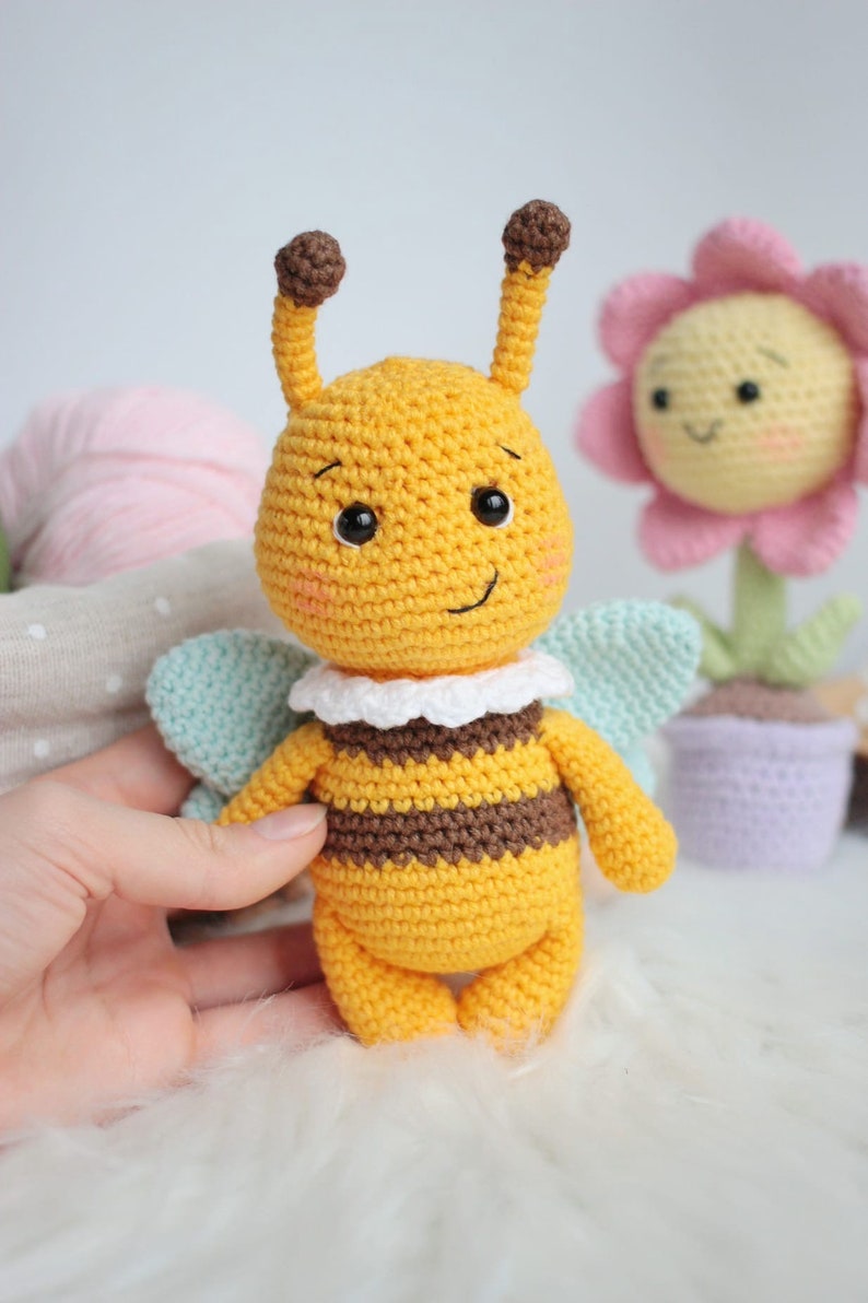 Amigurumi Bumblebee Crochet PATTERN PDF Crochet Insect Bee - Etsy