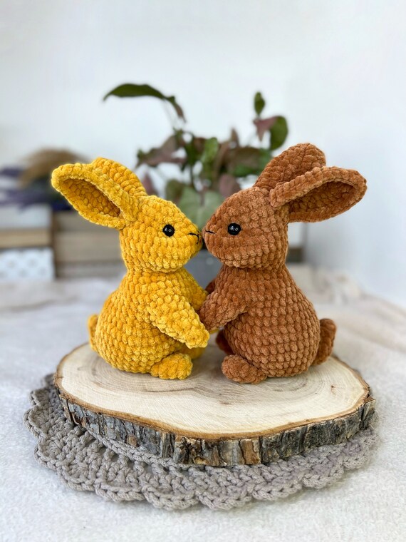 Crochet Pattern Baby Cute Rabbit / Crochet PATTERN Plush Toy / - Etsy ...