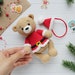 CROCHET PATTERN Santa the Bear PDF, Christmas Amigurumi Pattern, Easy ...
