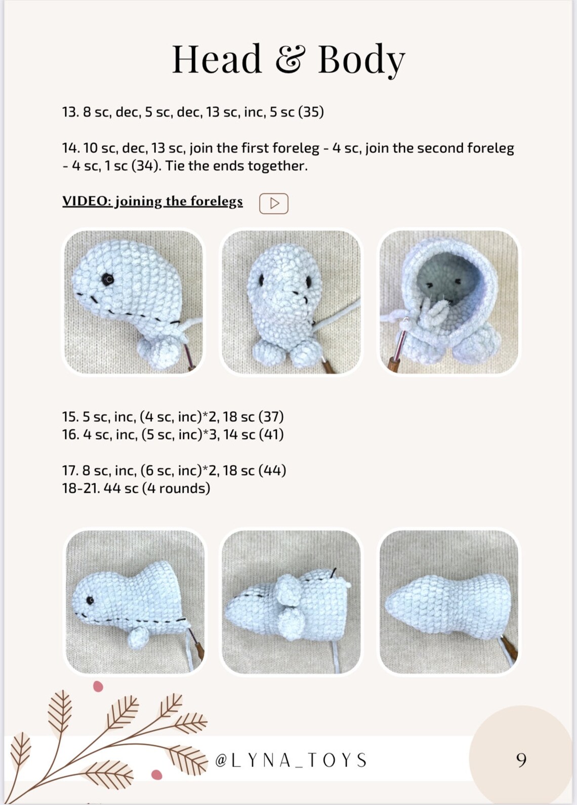 Crochet Pattern Dwarf Rabbit Mother/ Crochet PATTERN Plush Toy | Etsy