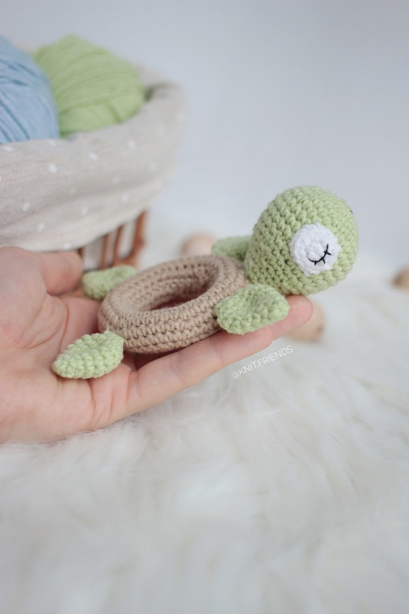 CROCHET PATTERN Sea Turtle Rattle Sea Animal Rattle Crochet - Etsy