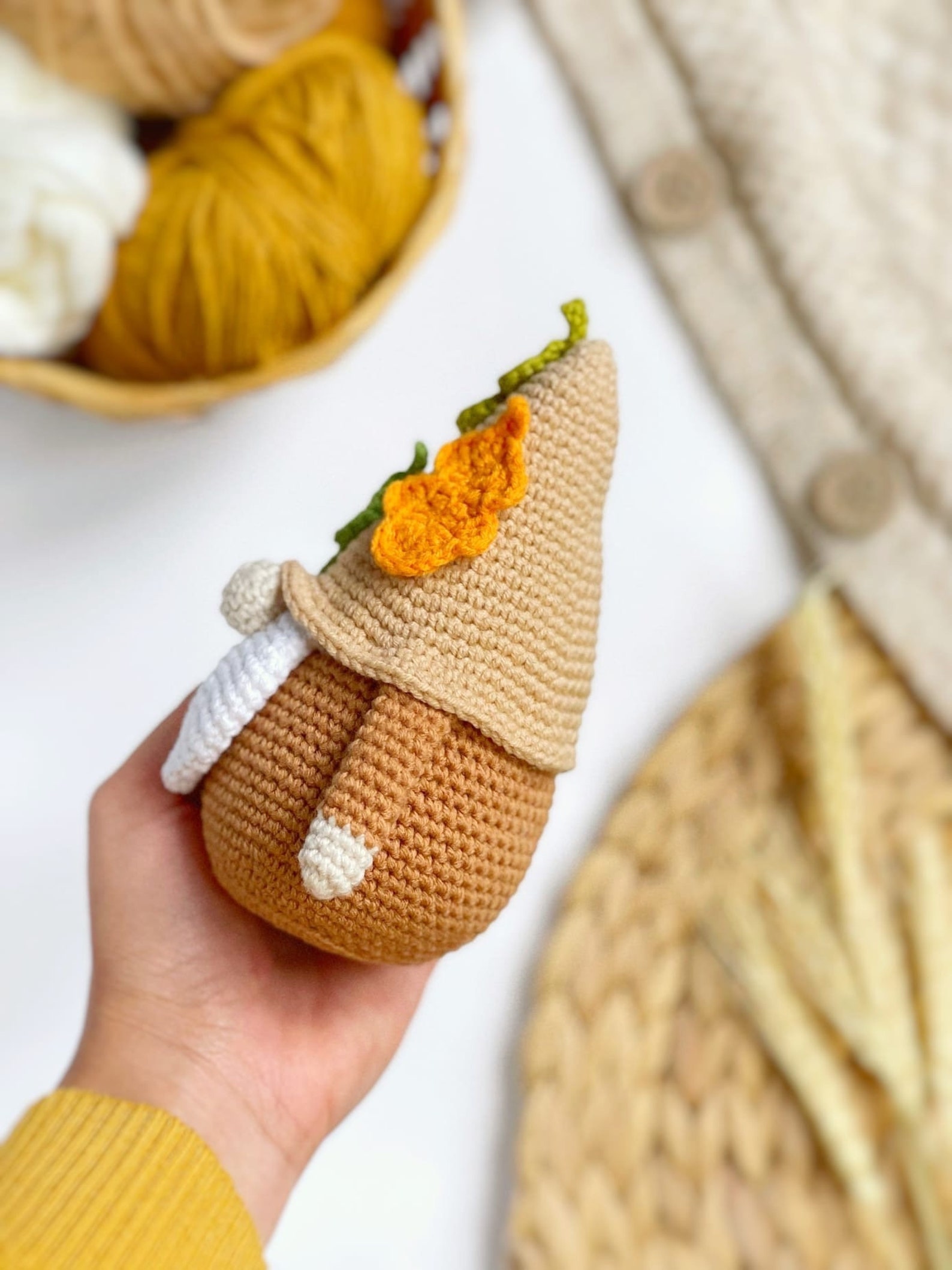 Fall Garden Gnome Crochet Pattern PDF Fall / Autumn Amigurumi - Etsy