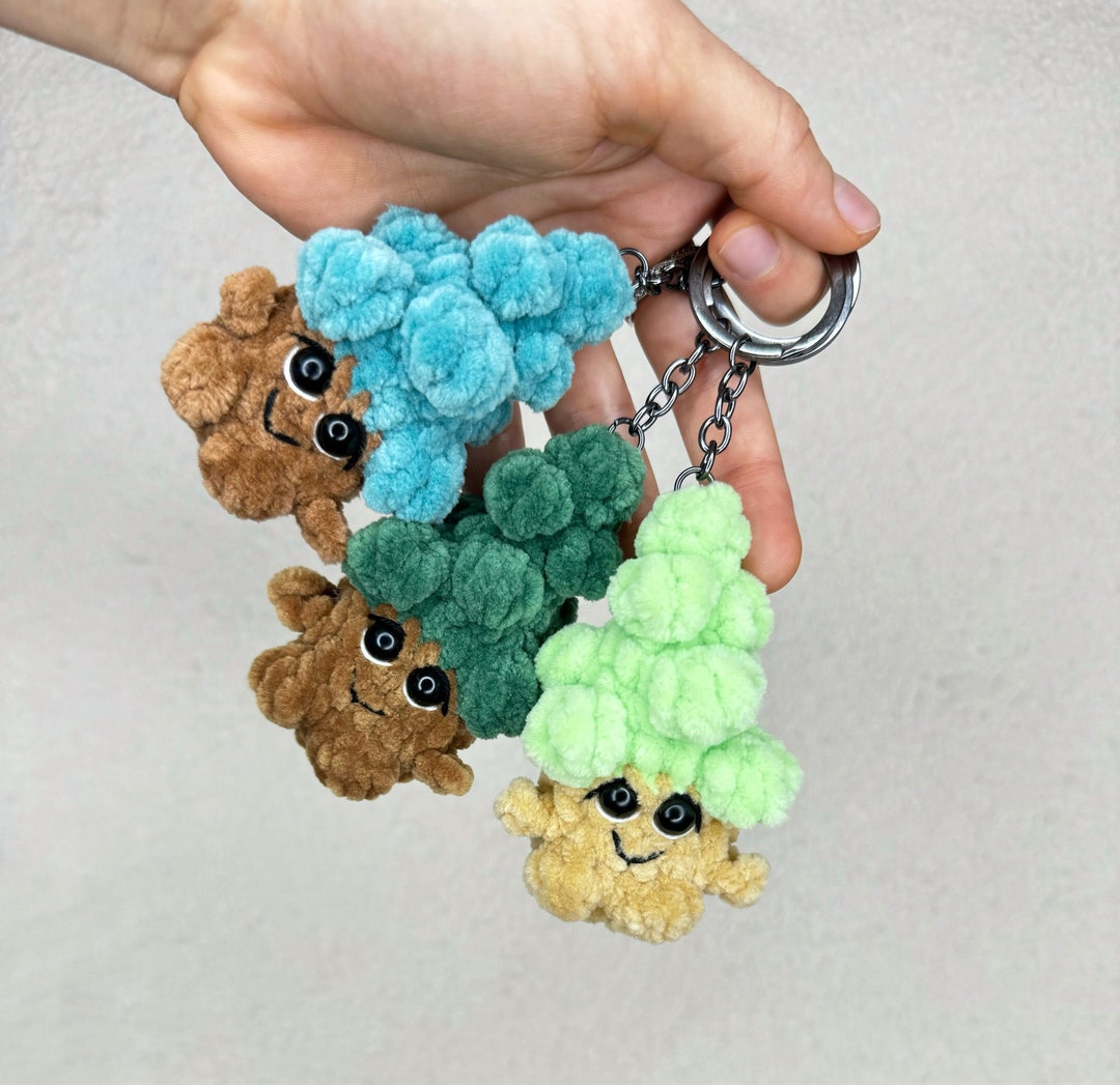 Crochet Pattern Fir Tree / Stuff Toy Tutorial Christmas Tree / Keychain ...