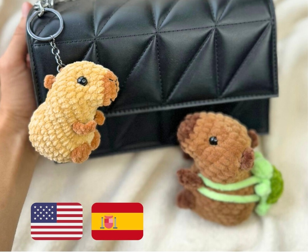 Crochet Pattern Cute Capybara / Amigurumi Capybara / Crochet Pattern ...