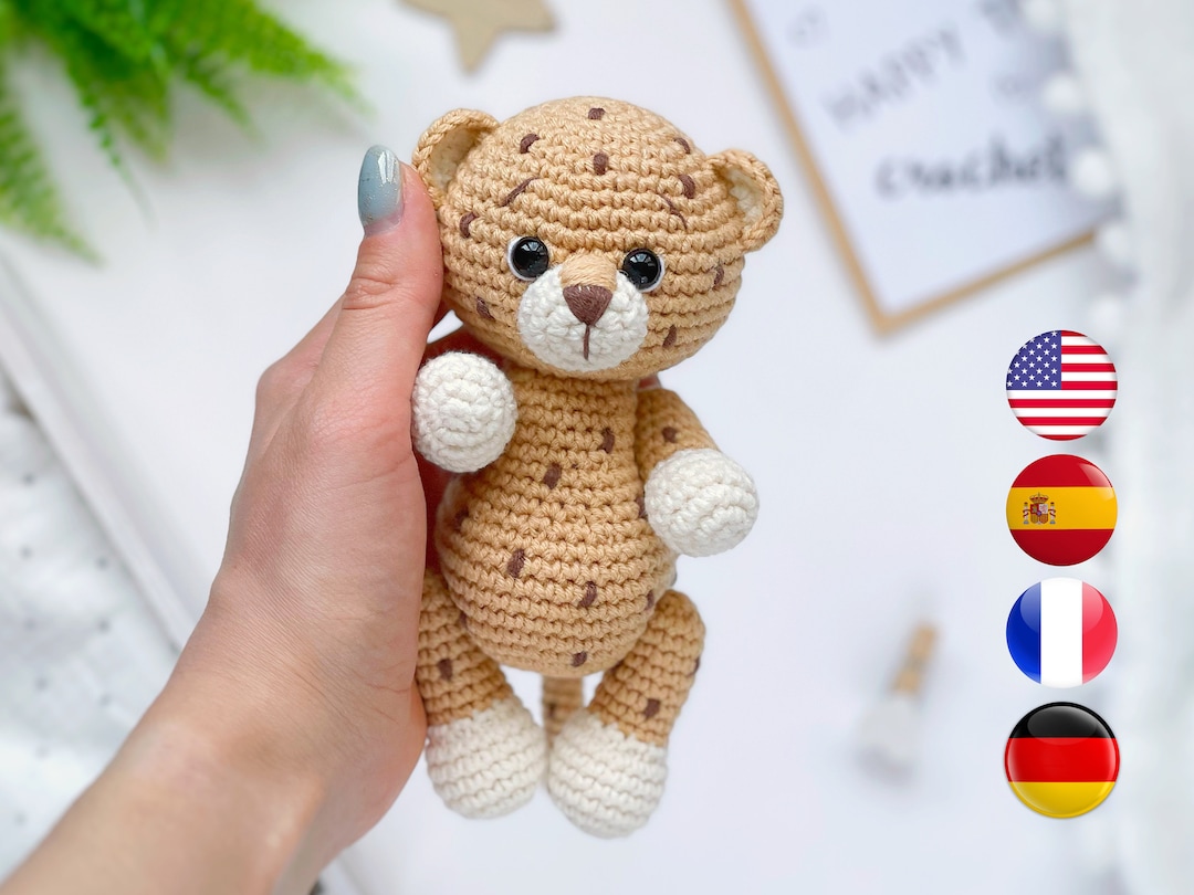 Amigurumi Leopard PDF Crochet Pattern Safari Amigurumi Animal - Etsy