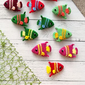 Crochet Tiny Fish Pattern, Toys Crochet Patterns - Etsy