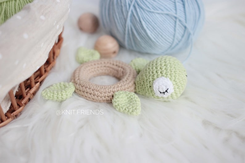 CROCHET PATTERN Sea Turtle Rattle Sea Animal Rattle Crochet - Etsy