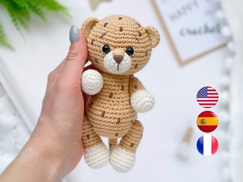 Amigurumi Leopard PDF Crochet Pattern Safari Amigurumi Animal - Etsy