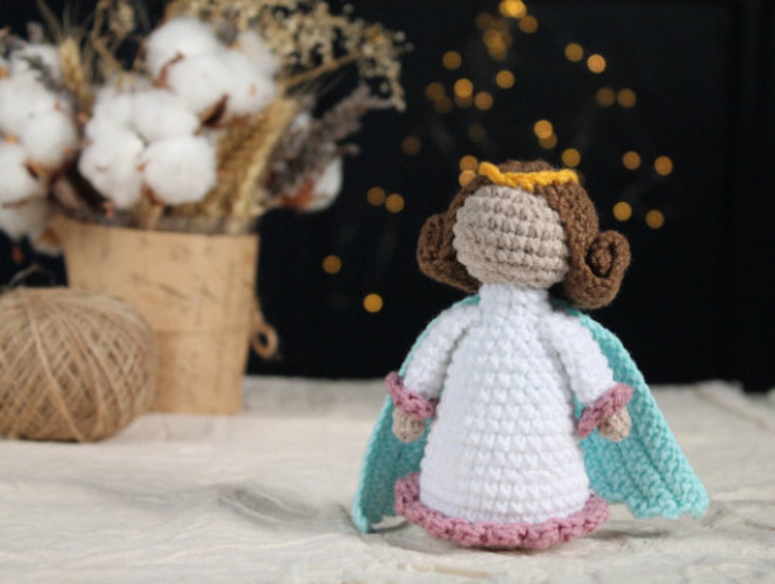 Crochet Doll, Amigurumi Angel, Christmas Angel Decor, Christmas Angel ...