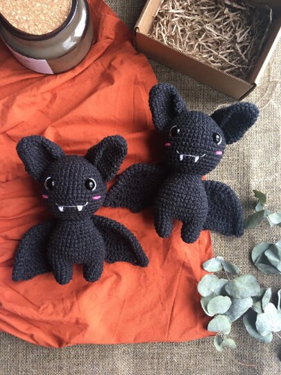 Bat Crochet Pattern Crochet Bat Halloween Crochet Pattern - Etsy