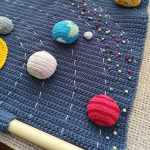 Crochet Space Pattern, Wall Hanging Decor Solar System, Toys Crochet ...