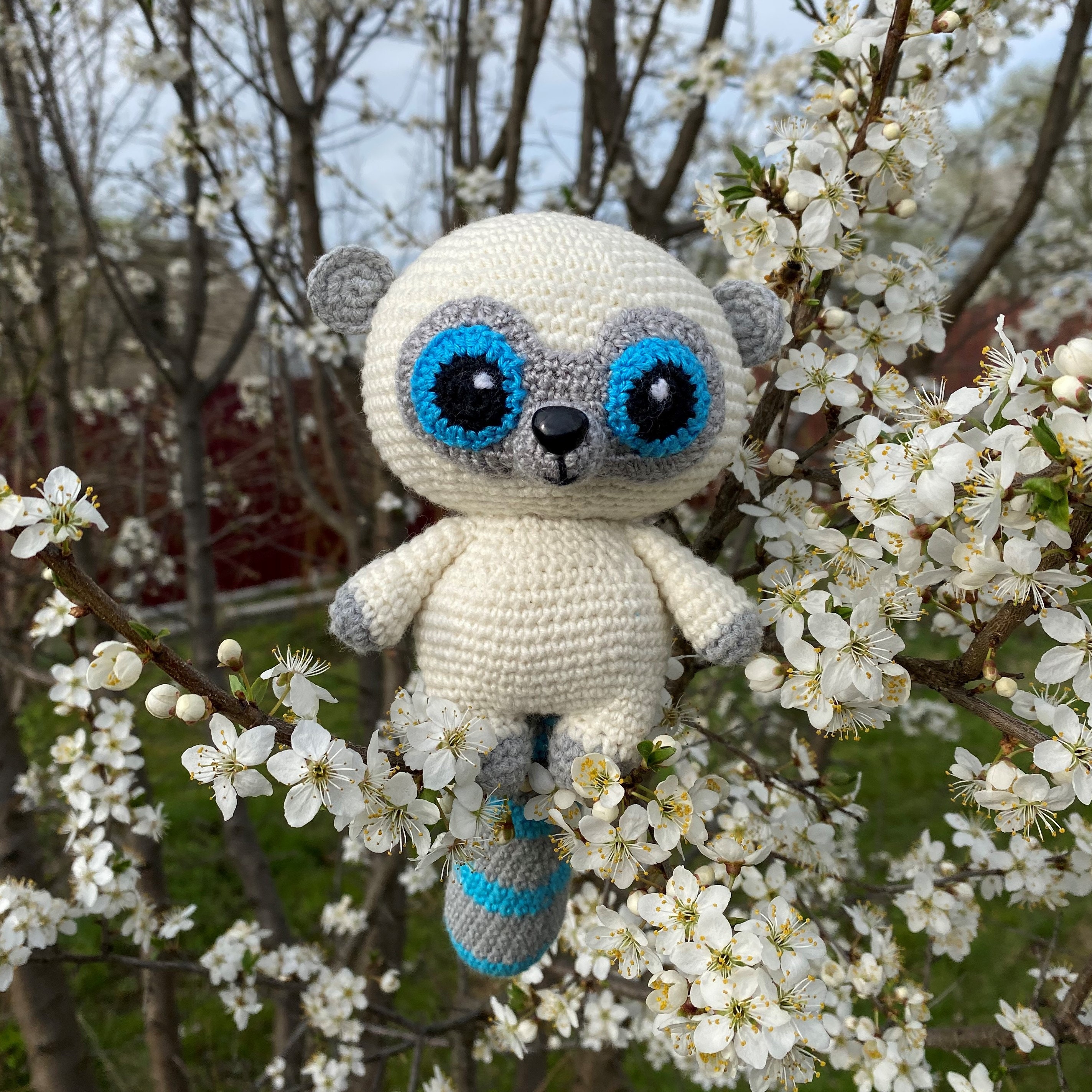 Crochet Pattern Lemur Toy. Crochet Animals Amigurumi Pattern. - Etsy