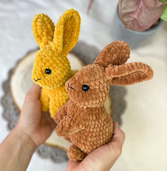 Crochet Pattern Baby Cute Rabbit / Crochet PATTERN Plush Toy / - Etsy