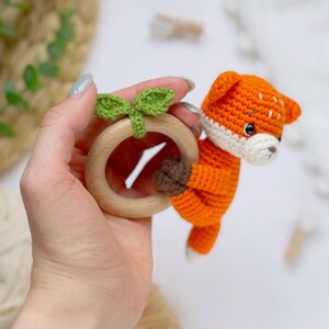 CROCHET PATTERN Rattle Fox, Crochet Baby Rattle Pattern, Fox Teether ...