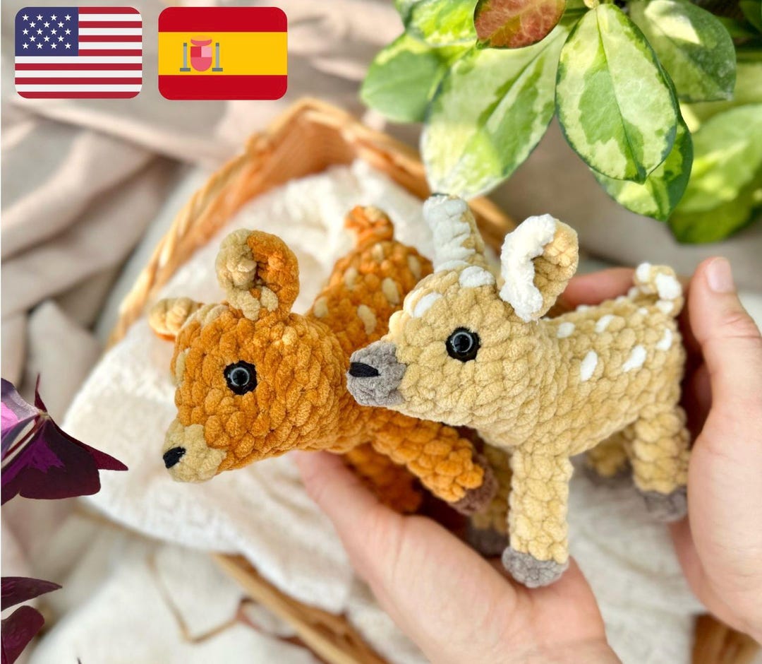 Crochet Pattern Fawn / Amigurumi Stuff Toys Tutorial / Patrón De Croche ...