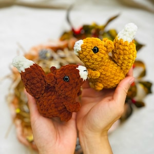 Crochet Pattern Baby Squirrels / Amigurumi Stuff Toys Tutorial ...
