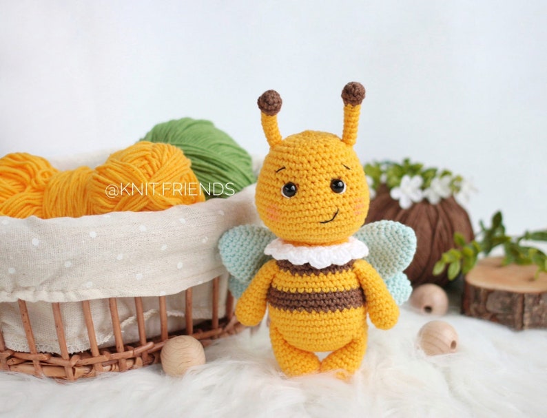 Amigurumi Bumblebee Crochet PATTERN PDF Crochet Insect Bee - Etsy