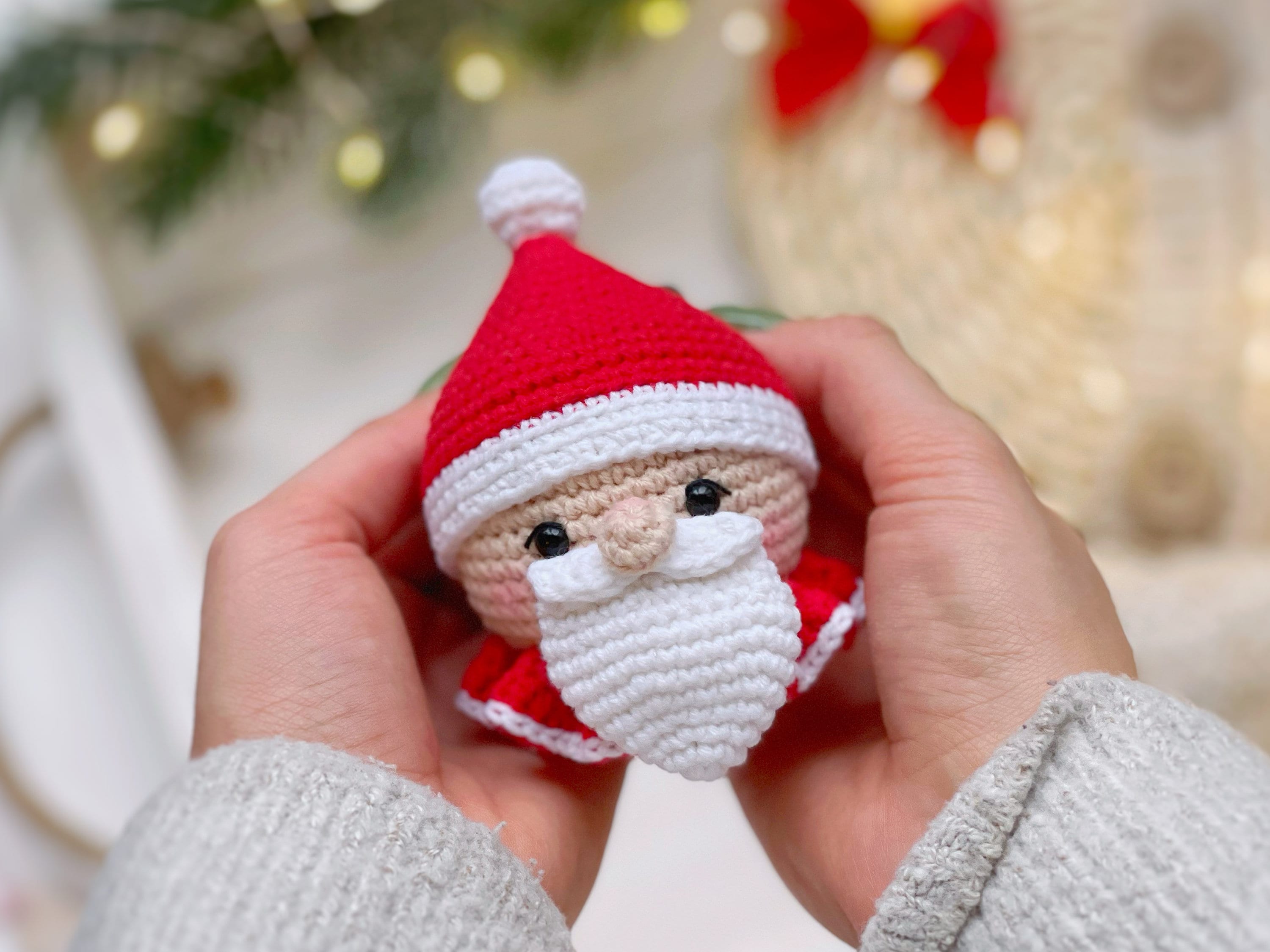 Crochet PATTERN Christmas Decoration: Santa Mrs Claus Elf - Etsy