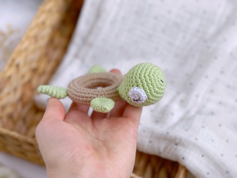 CROCHET PATTERN Sea Turtle Rattle Sea Animal Rattle Crochet - Etsy