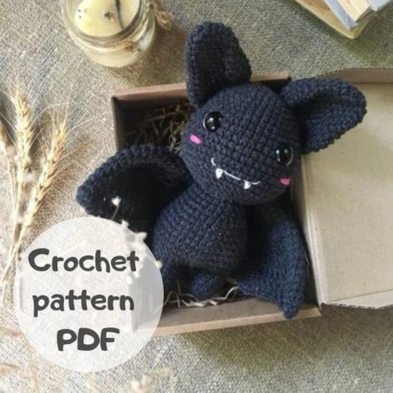 Bat Crochet Pattern Crochet Bat Halloween Crochet Pattern - Etsy
