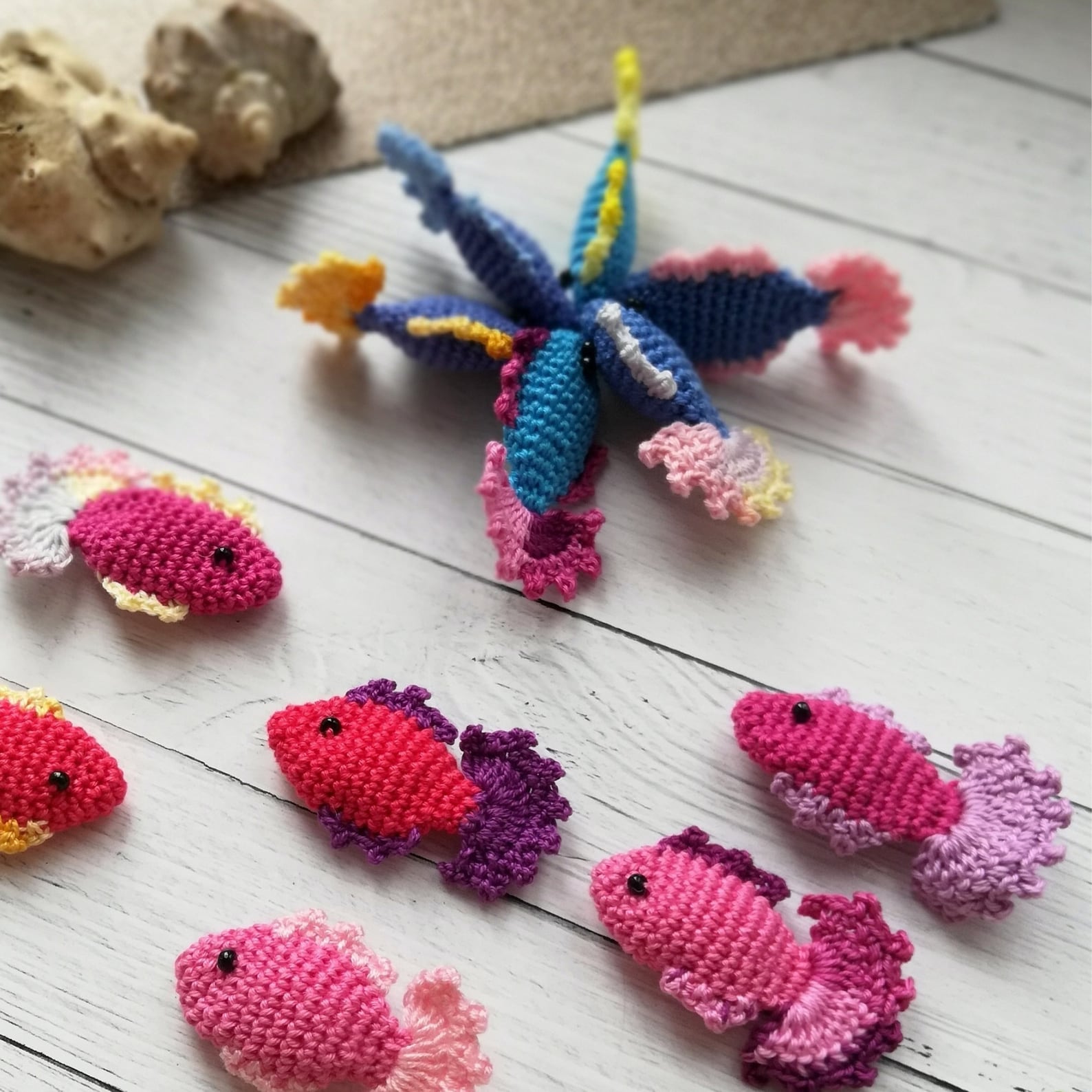 Crochet Tiny Fish Pattern, Toys Crochet Patterns - Etsy