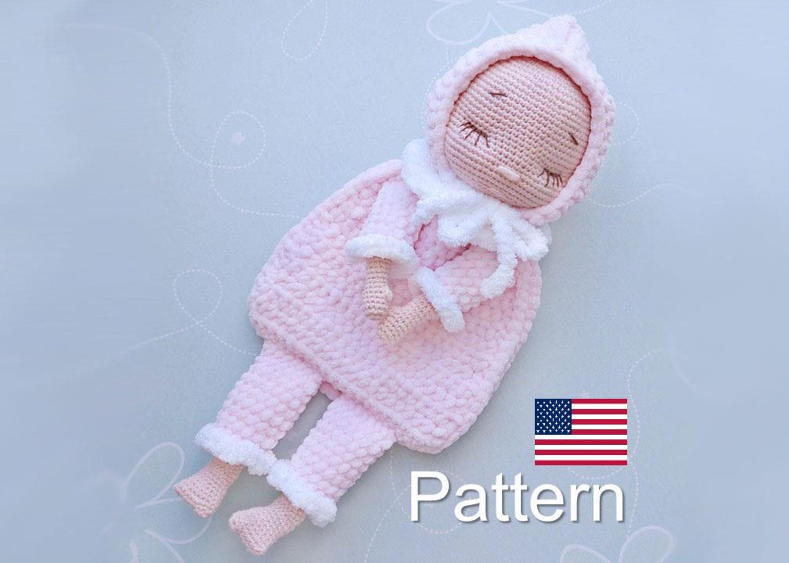 Crochet Comforter Doll Pattern PDF, Comforter Toy Amigurumi, Amigurumi ...