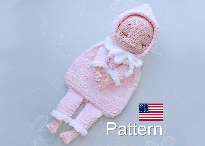 Crochet Comforter Doll Pattern PDF, Comforter Toy Amigurumi, Amigurumi ...