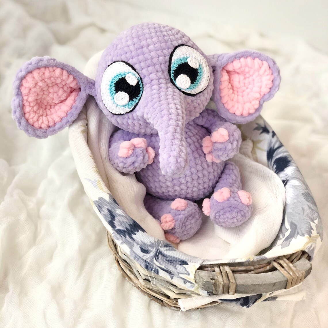 Crochet Pattern Elephant Crochet PATTERN Plush Toy | Etsy