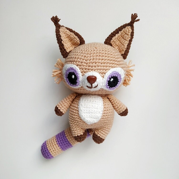 Crochet Pattern Lynx Toy. Crochet Amigurumi Animals. DIGITAL DOWNLOAD ...