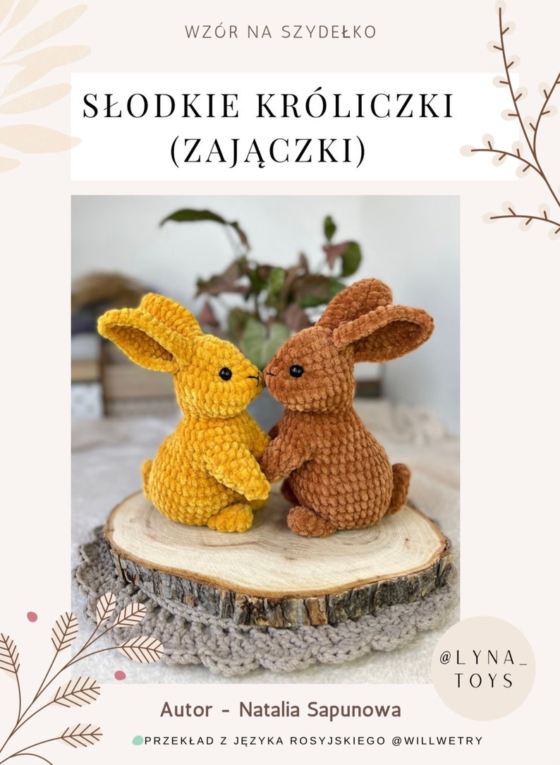 Crochet Pattern Baby Cute Rabbit / Crochet PATTERN Plush Toy / - Etsy