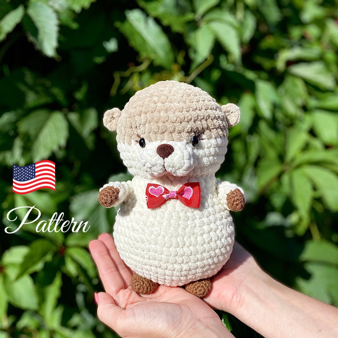 Otter Crochet Pattern Amigurumi. Crochet Patterns Toy | Etsy