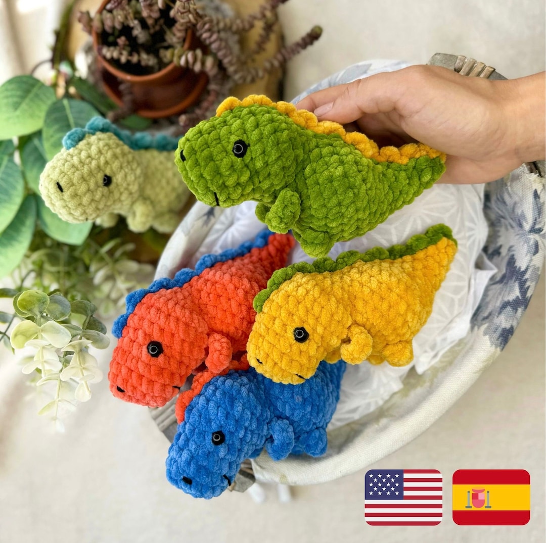 Crochet Pattern Dinosaur / Amigurumi Stuff Toys Tutorial Tirex ...