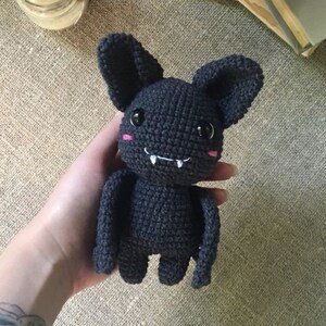 Bat Crochet Pattern, Crochet Bat, Halloween Crochet Pattern, Amigurumi ...