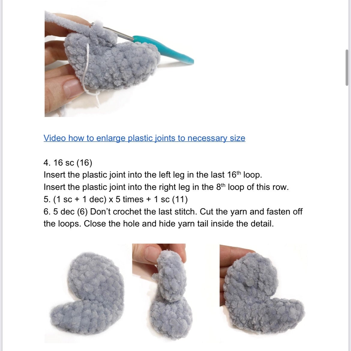 Crochet Pattern Bunny / Amigurumi Rabbit Tutorial / Amigurumi | Etsy